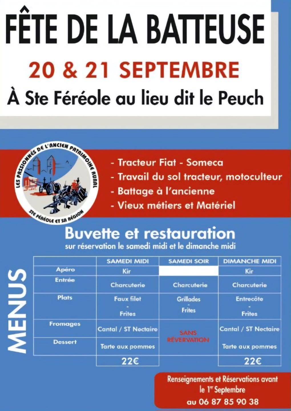 Compte rendu de La Fête de la Batteuse les 20 et 21 septembre 2025 à ...